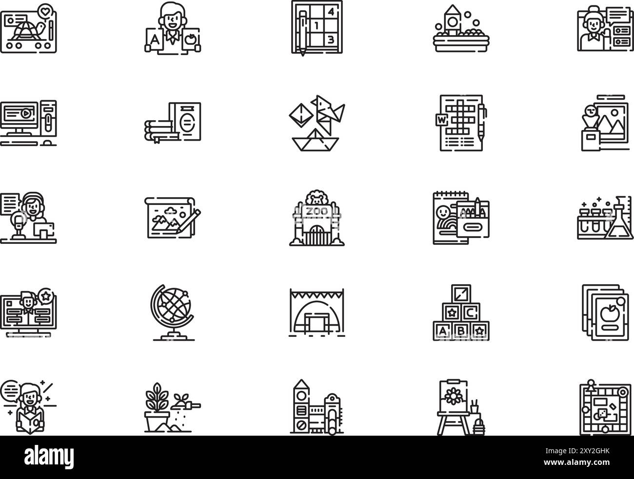 Edutainment vector vectors hi-res stock photography and images - Alamy