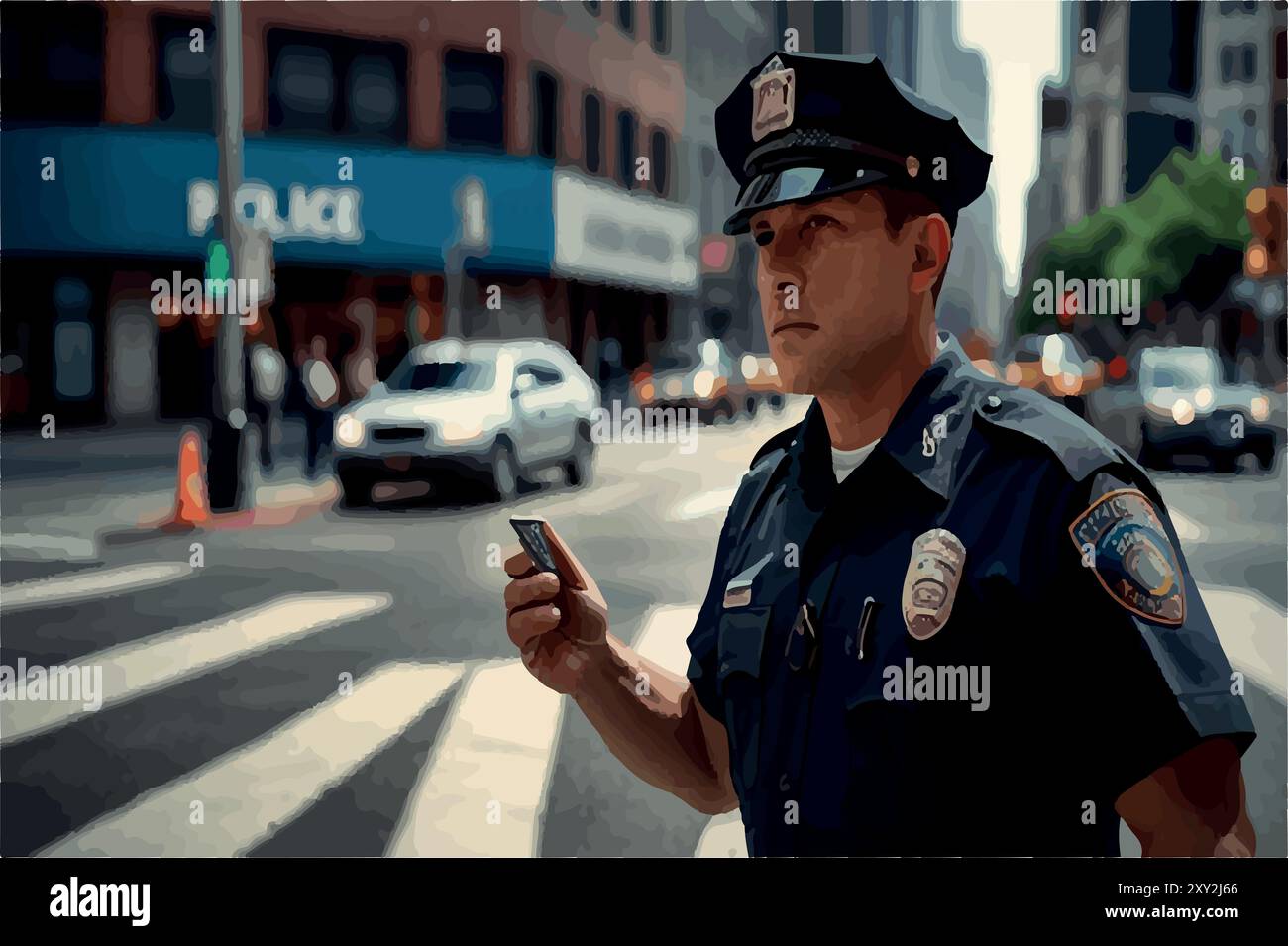 Police vector images hi-res stock photography and images - Alamy