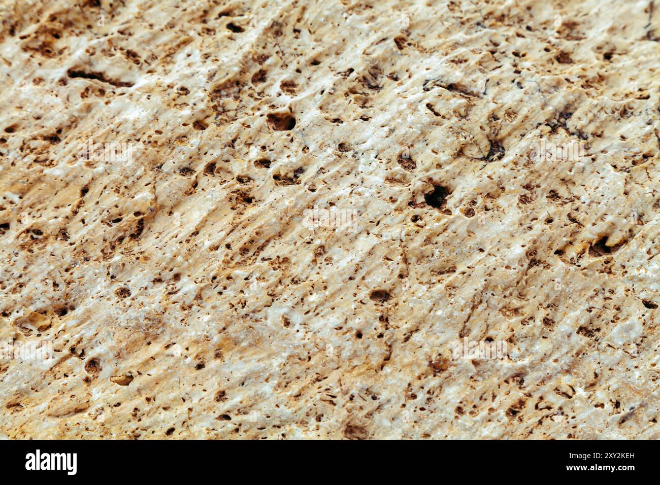 Pale magmatic rock with porous texture, top view Stock Photo - Alamy