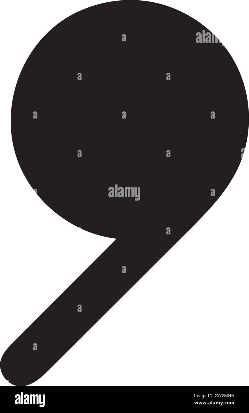 comma symbol icon illustration element design Stock Vector Image & Art ...