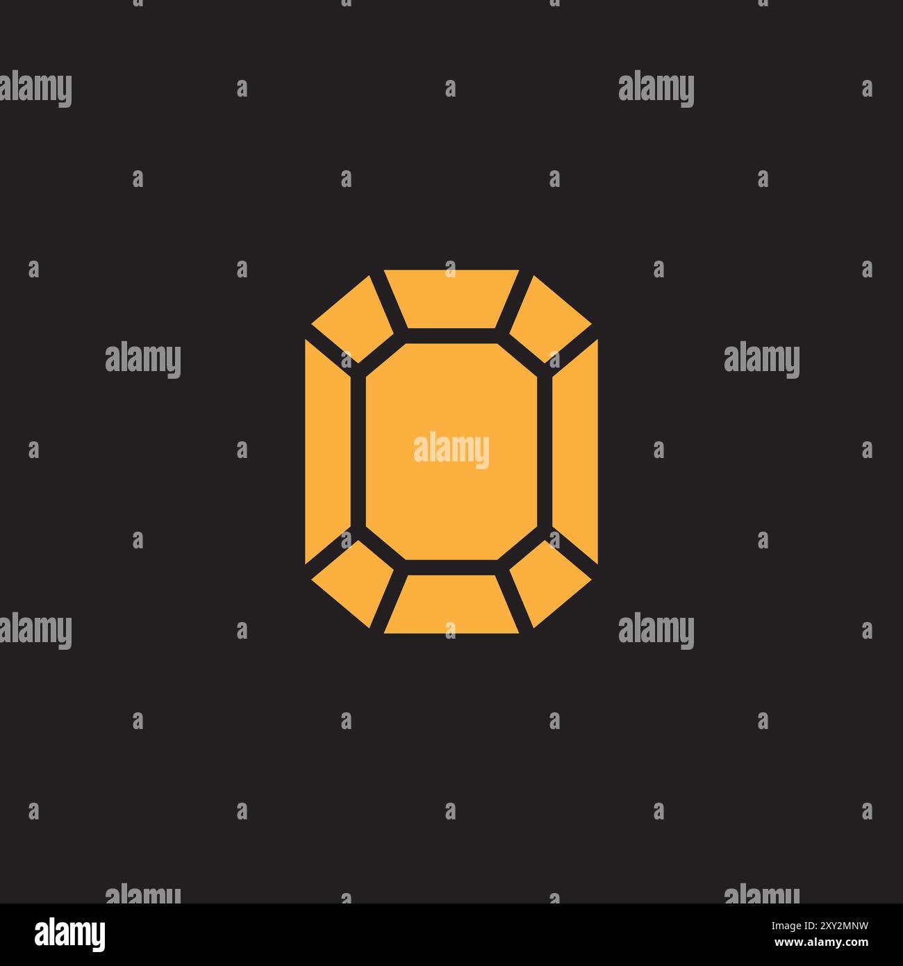 diamond stone logo design illustration element Stock Vector Image & Art ...