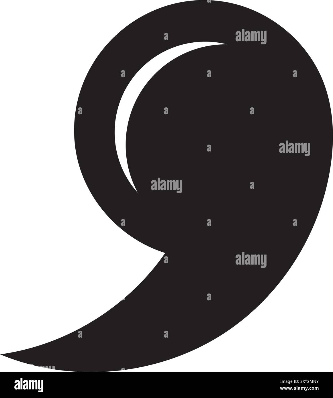 comma symbol icon illustration element design Stock Vector Image & Art ...