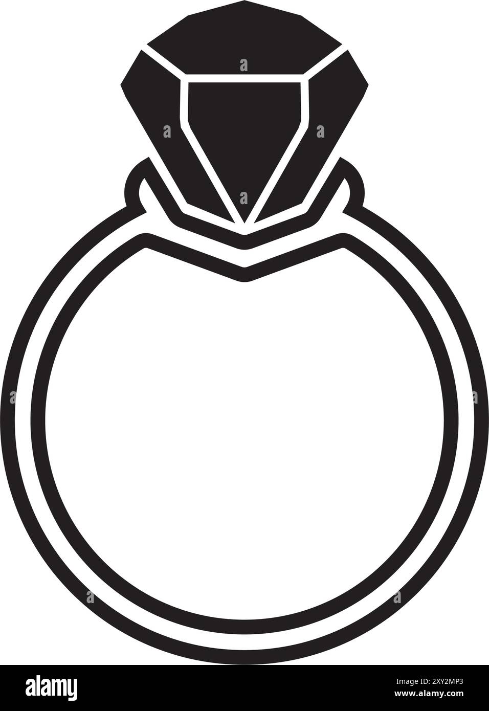 diamond ring icon illustration element design Stock Vector Image & Art ...