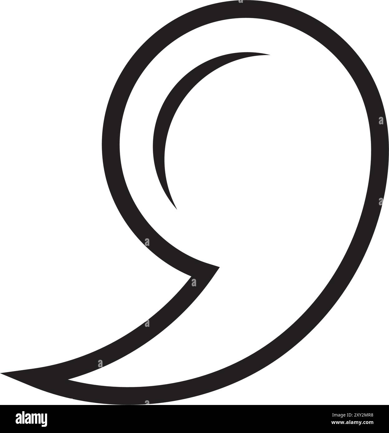 comma symbol icon illustration element design Stock Vector Image & Art ...