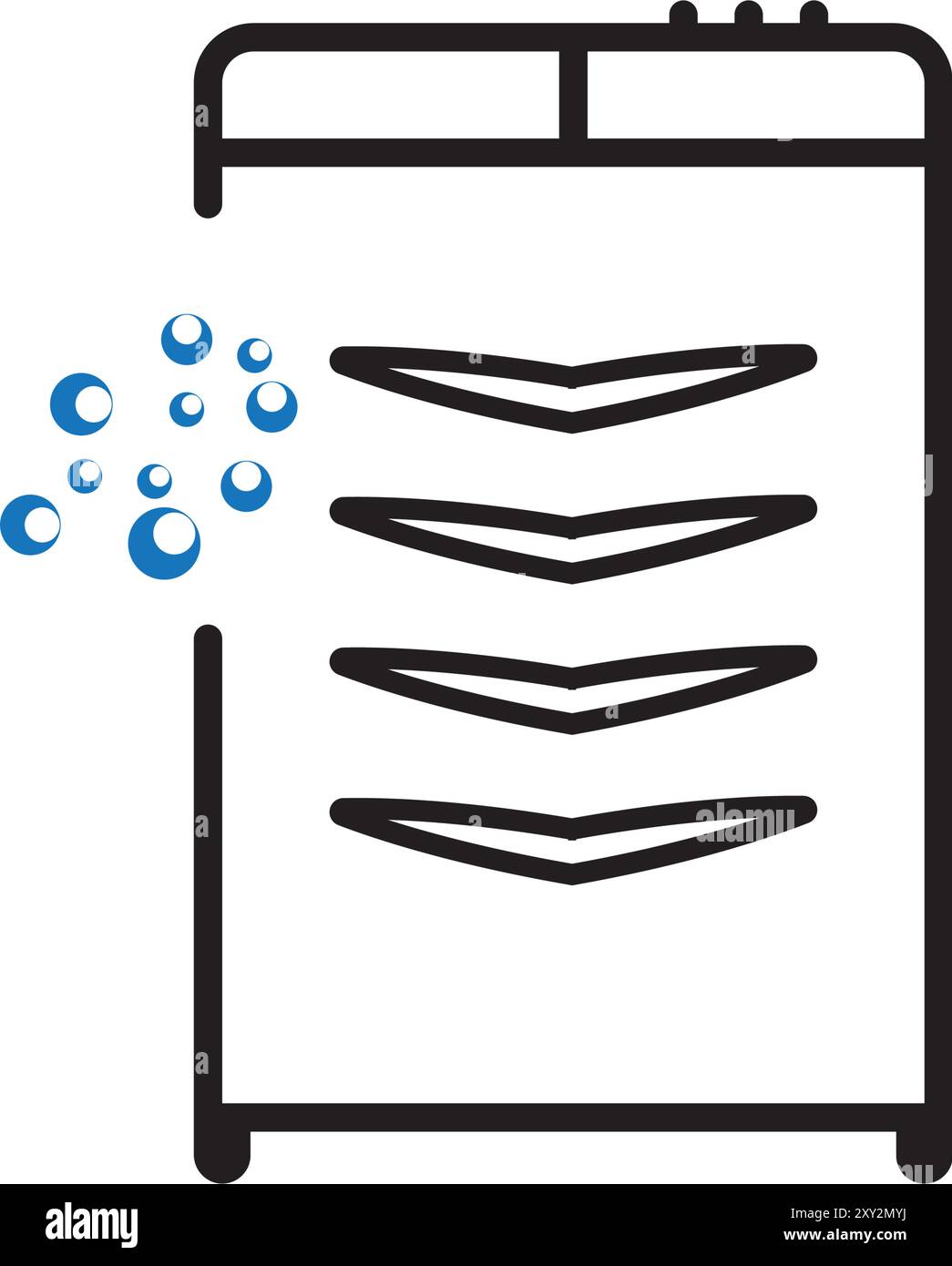 portable air conditioner icon illustration element design Stock Vector ...