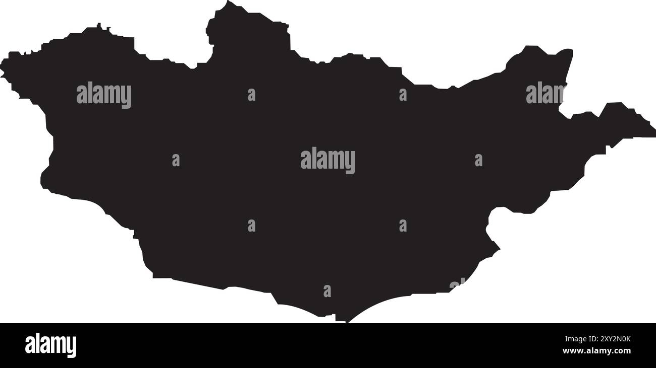 Mongolia map icon illustration element design Stock Vector Image & Art ...