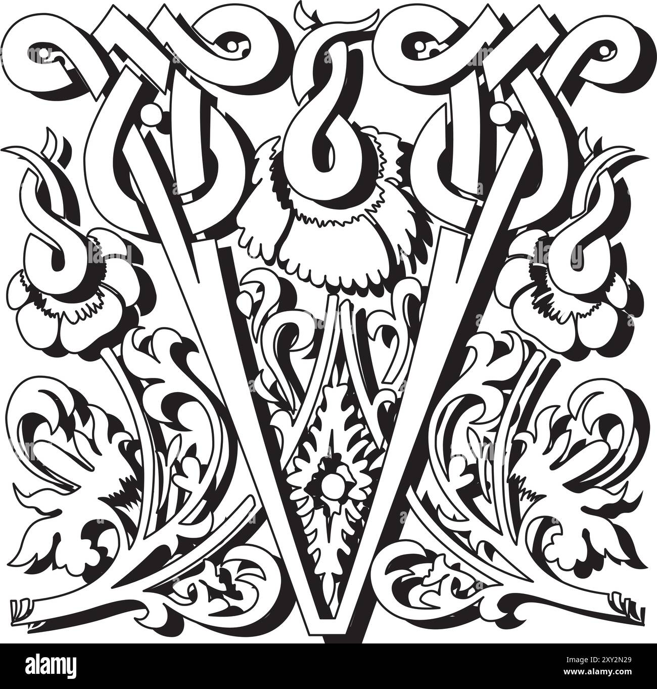 Capital letter v Black and White Stock Photos & Images - Alamy