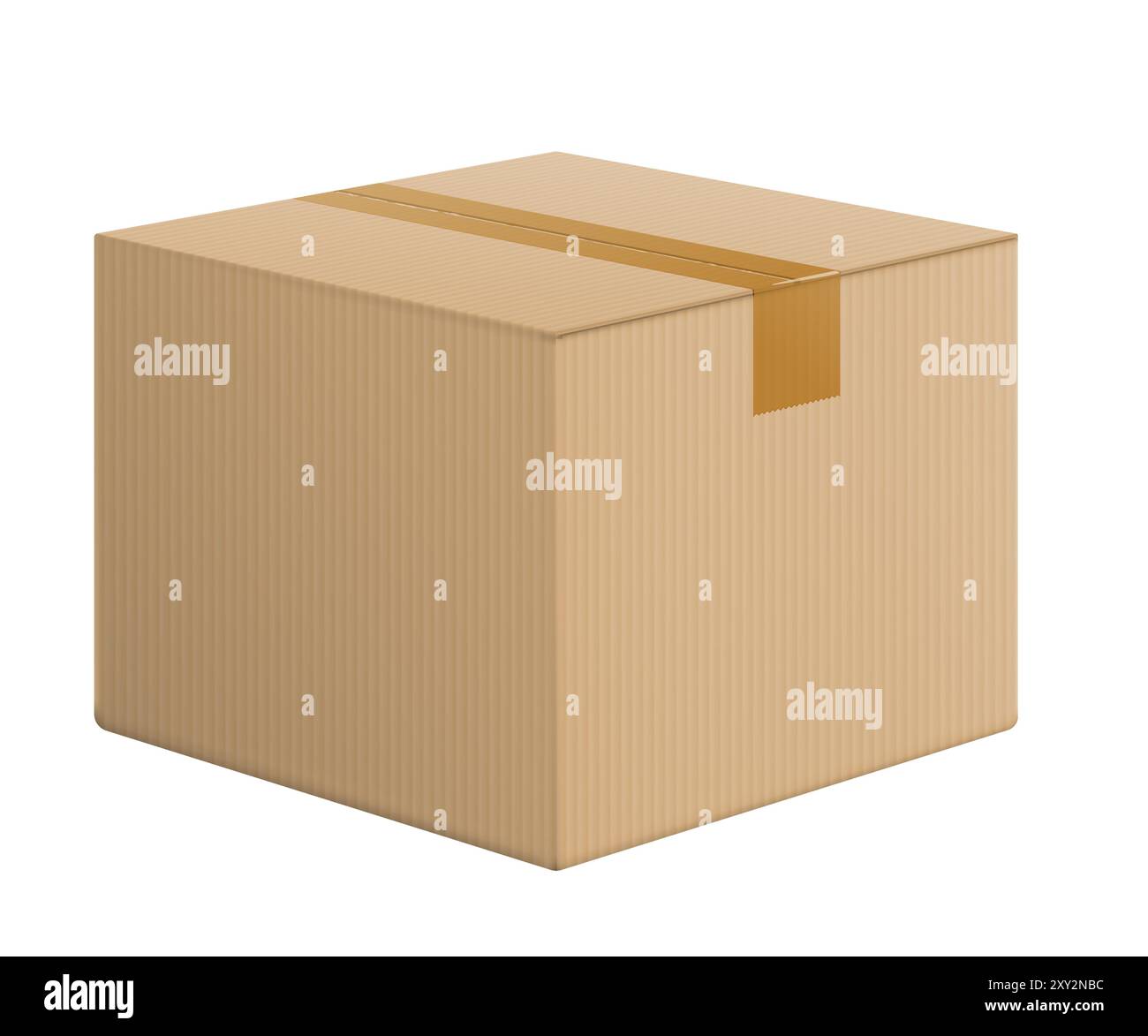 Realistic cardboard box, opened top view Stock Vector Image & Art - Alamy