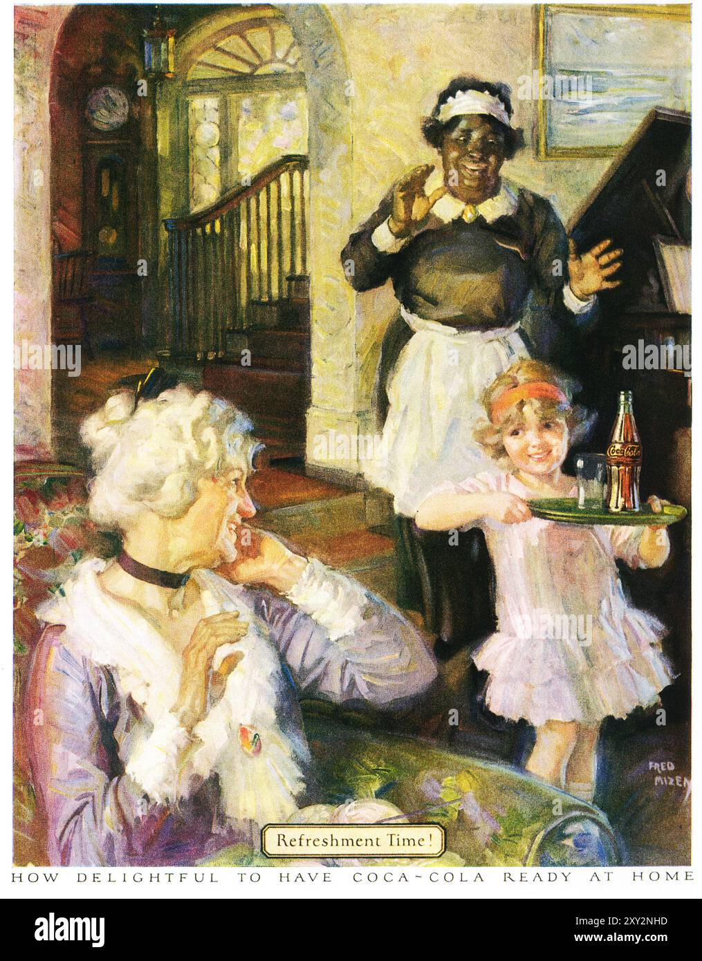 Coca cola advert 1920s hi-res stock photography and images - Alamy