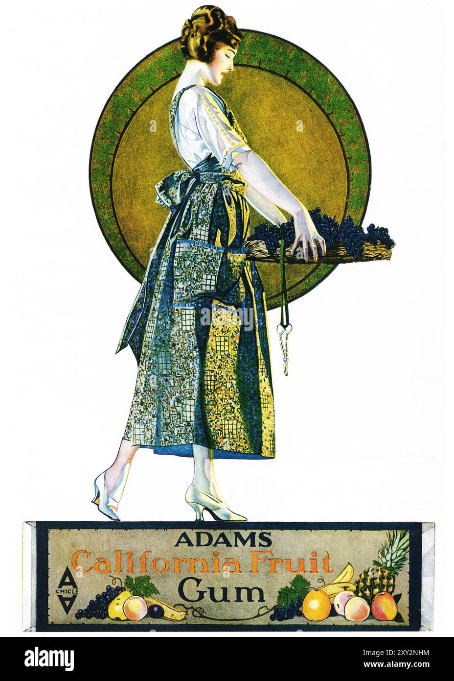 Adams chewing gum advertisement hi-res stock photography and images - Alamy