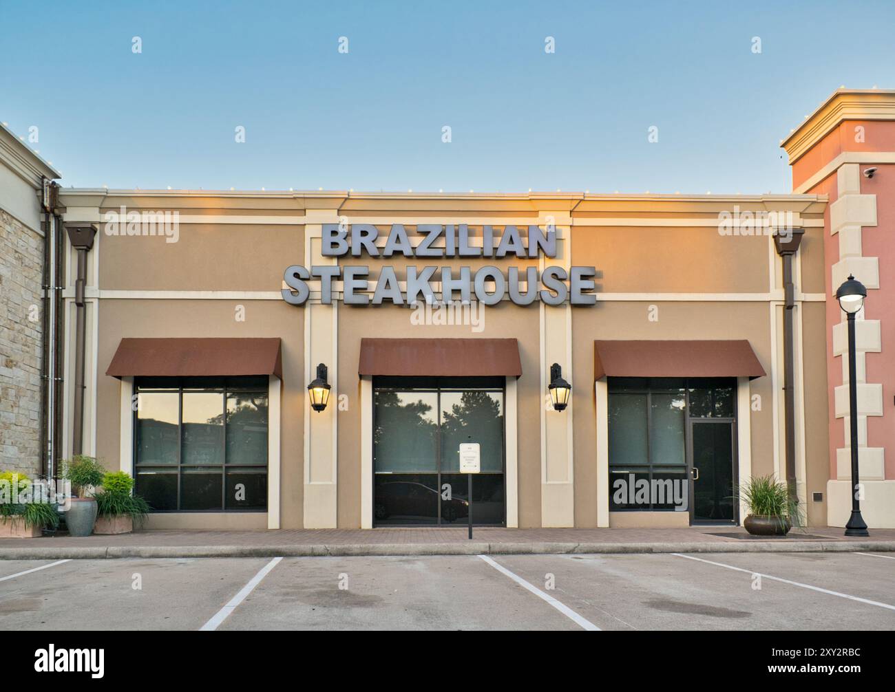 Brazilian steakhouse dining hi-res stock photography and images - Alamy