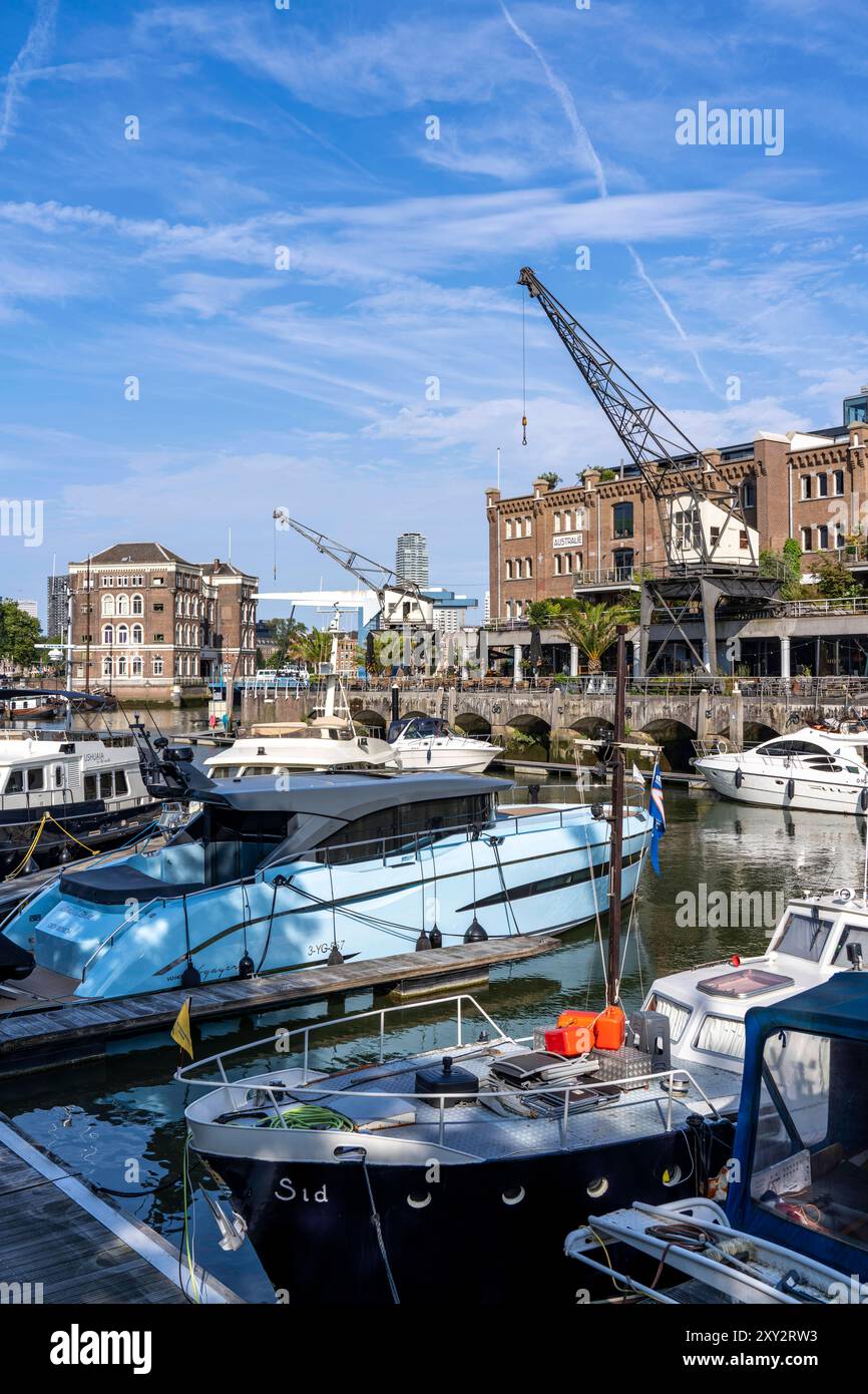 Rotterdam Marina, Gastronomie, Ausgehviertel, Sportboot Hafen ...