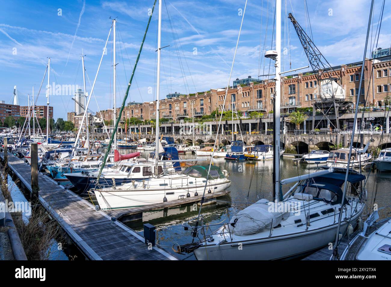 Rotterdam Marina, Gastronomie, Ausgehviertel, Sportboot Hafen ...