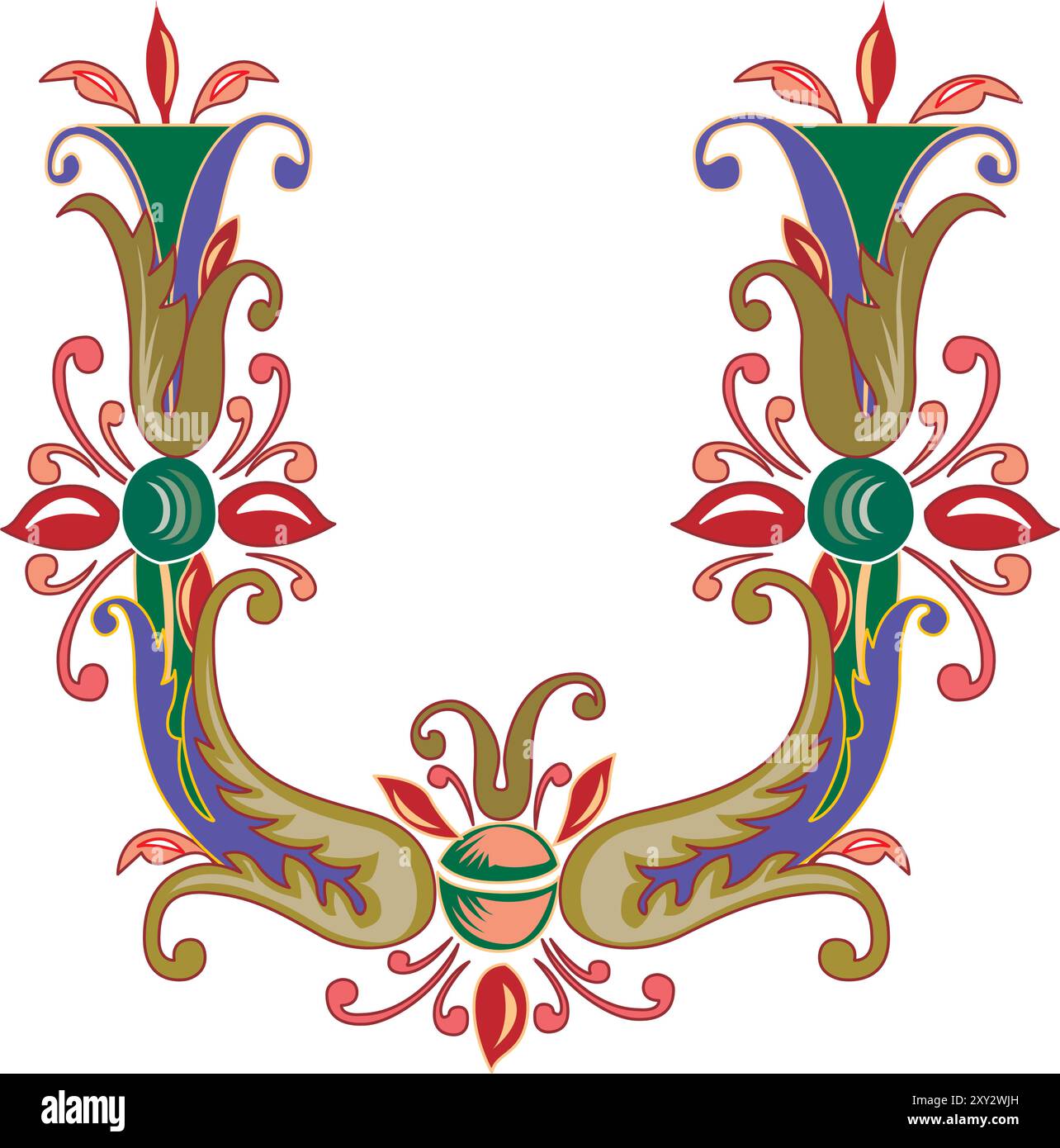 English roses leaves Stock Vector Images - Alamy