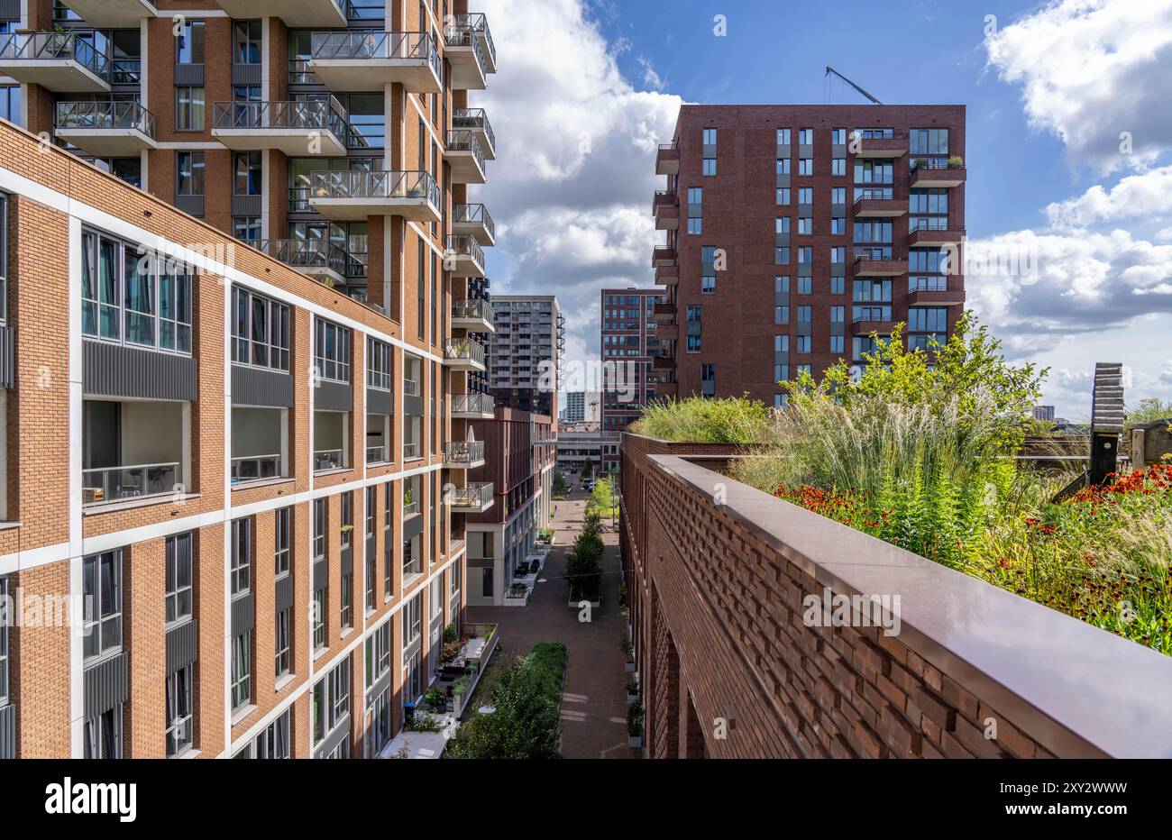 De Groene Kaap residential complex, in the Rotterdam Feijenoord ...