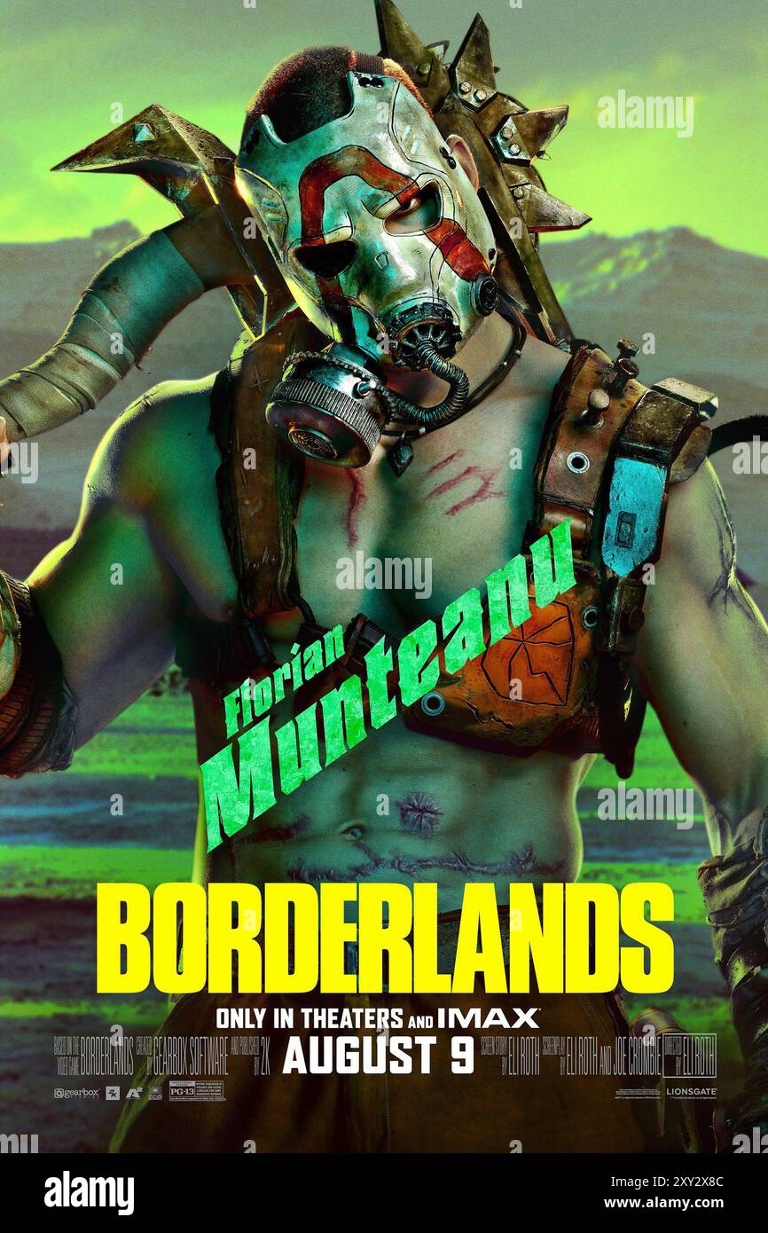 BORDERLANDS, US character poster, Florian Munteanu, 2024. © Lionsgate ...