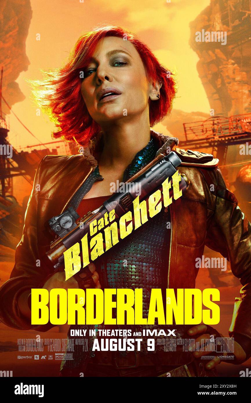 BORDERLANDS, US character poster, Cate Blanchett, 2024. © Lionsgate ...