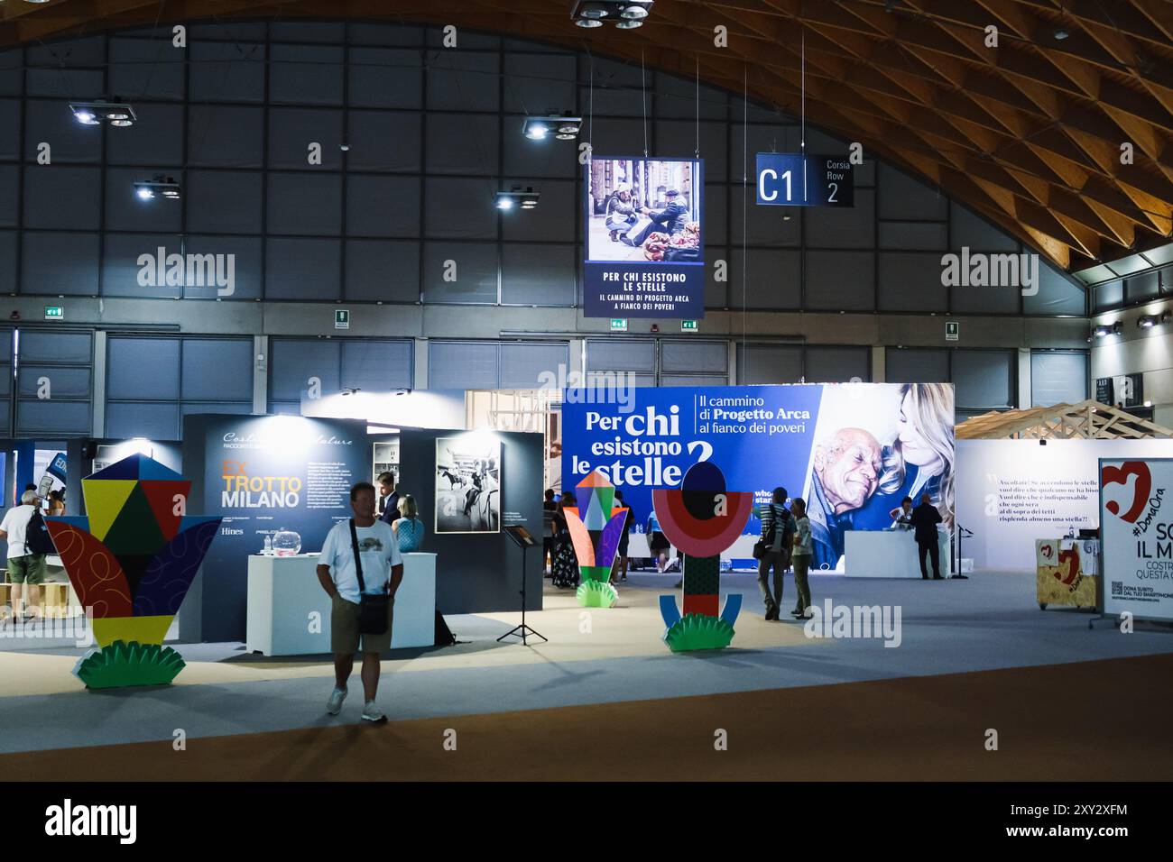 Rimini, The Meeting for Friendship among Peoples. In the photo: A view ...