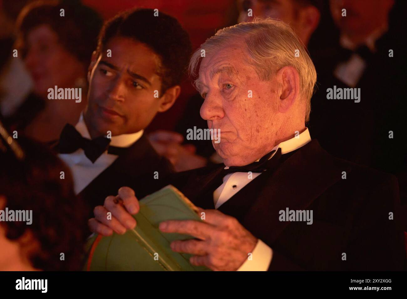 THE CRITIC, from left: Alfred Enoch, Ian McKellen, 2023. ph: Sean ...