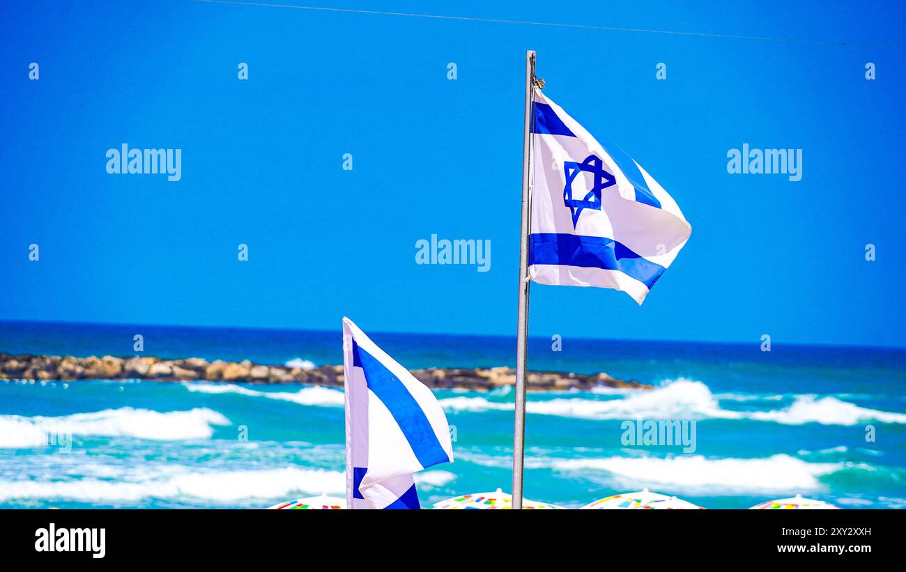 Israelflaggen hi-res stock photography and images - Alamy