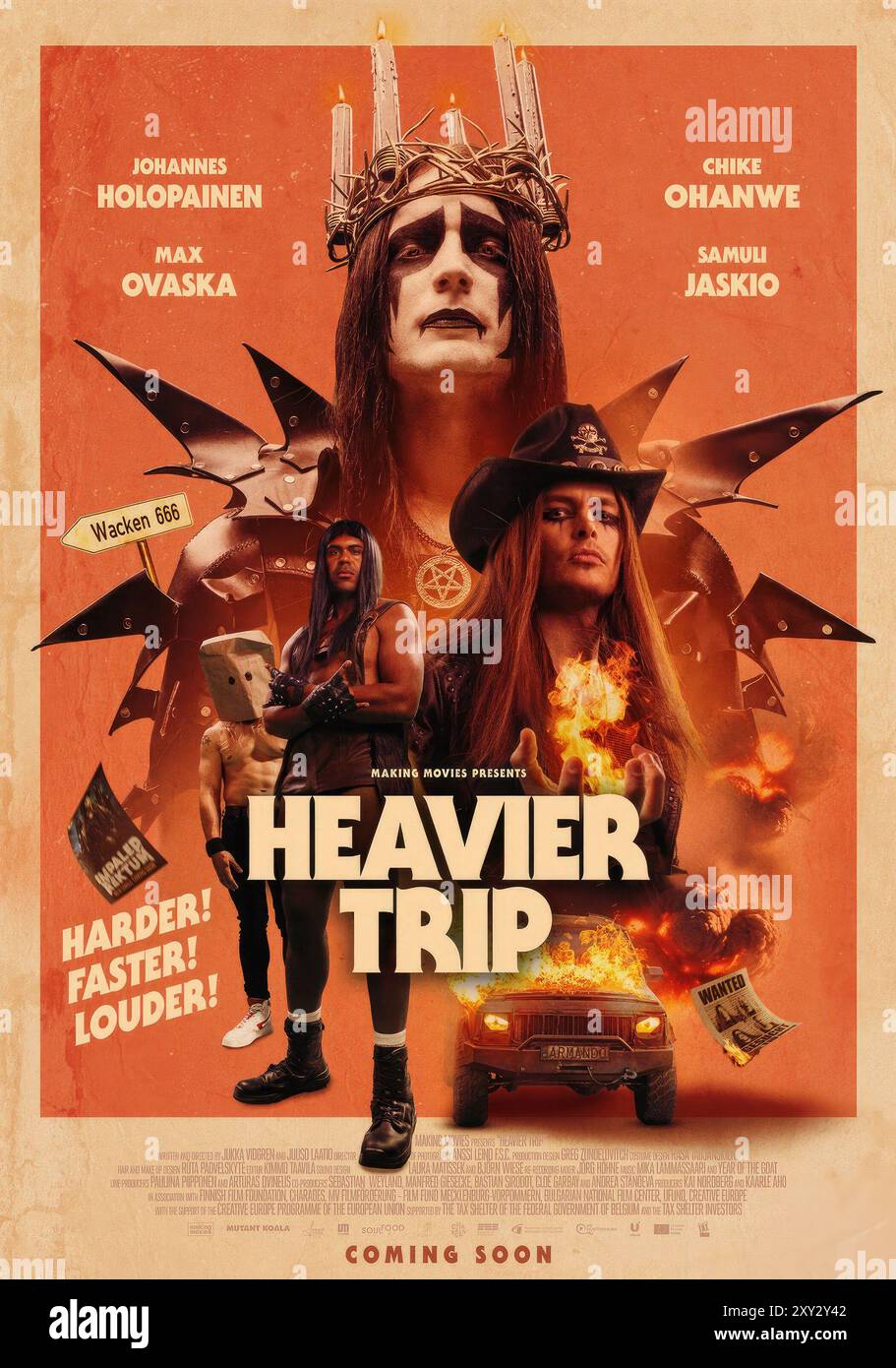 HEAVIER TRIP, poster, from left: Samuli Jaskio, Chike Ohanwe, Max ...
