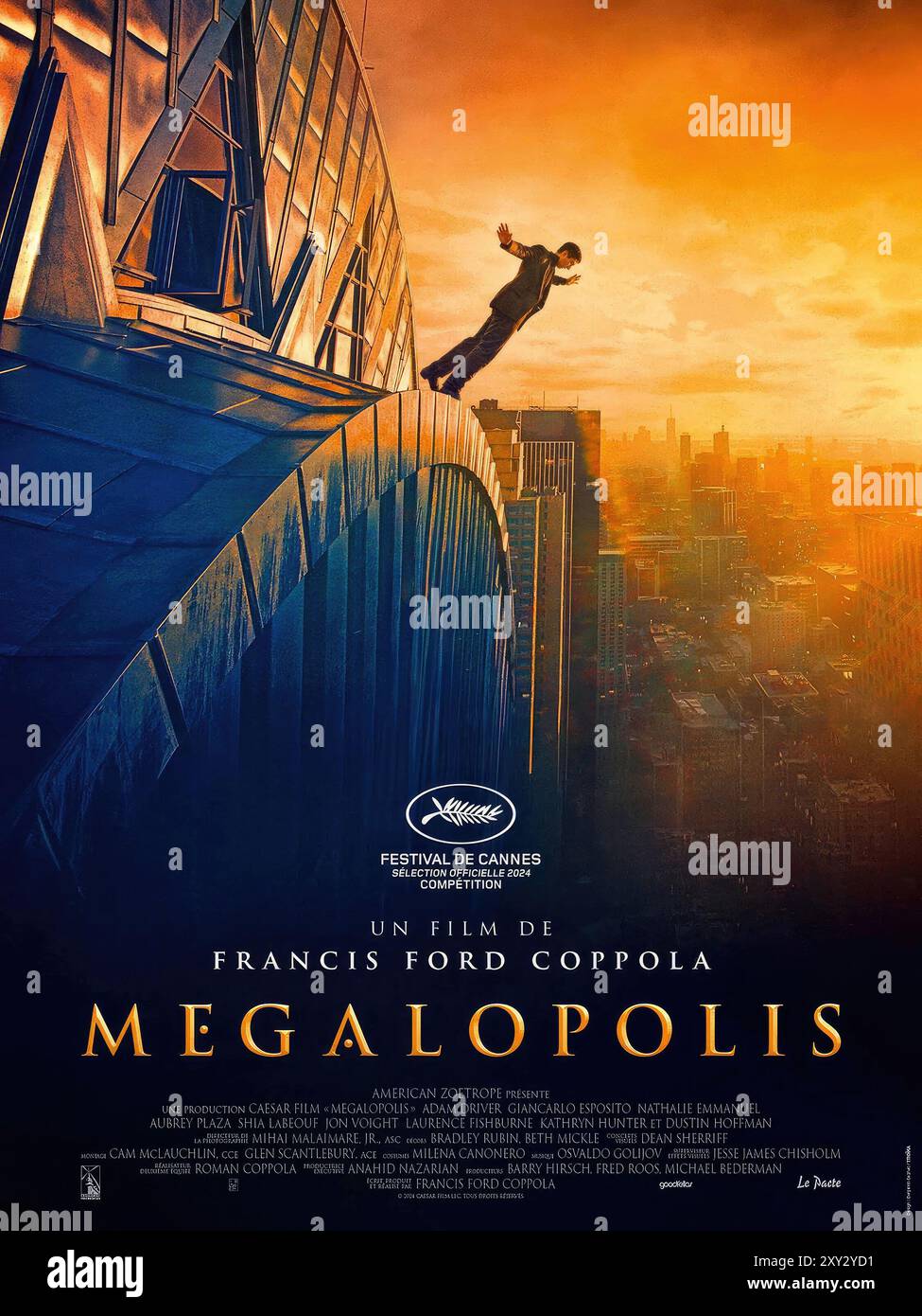 MEGALOPOLIS, French poster, Adam Driver, 2024. © Lionsgate Films ...