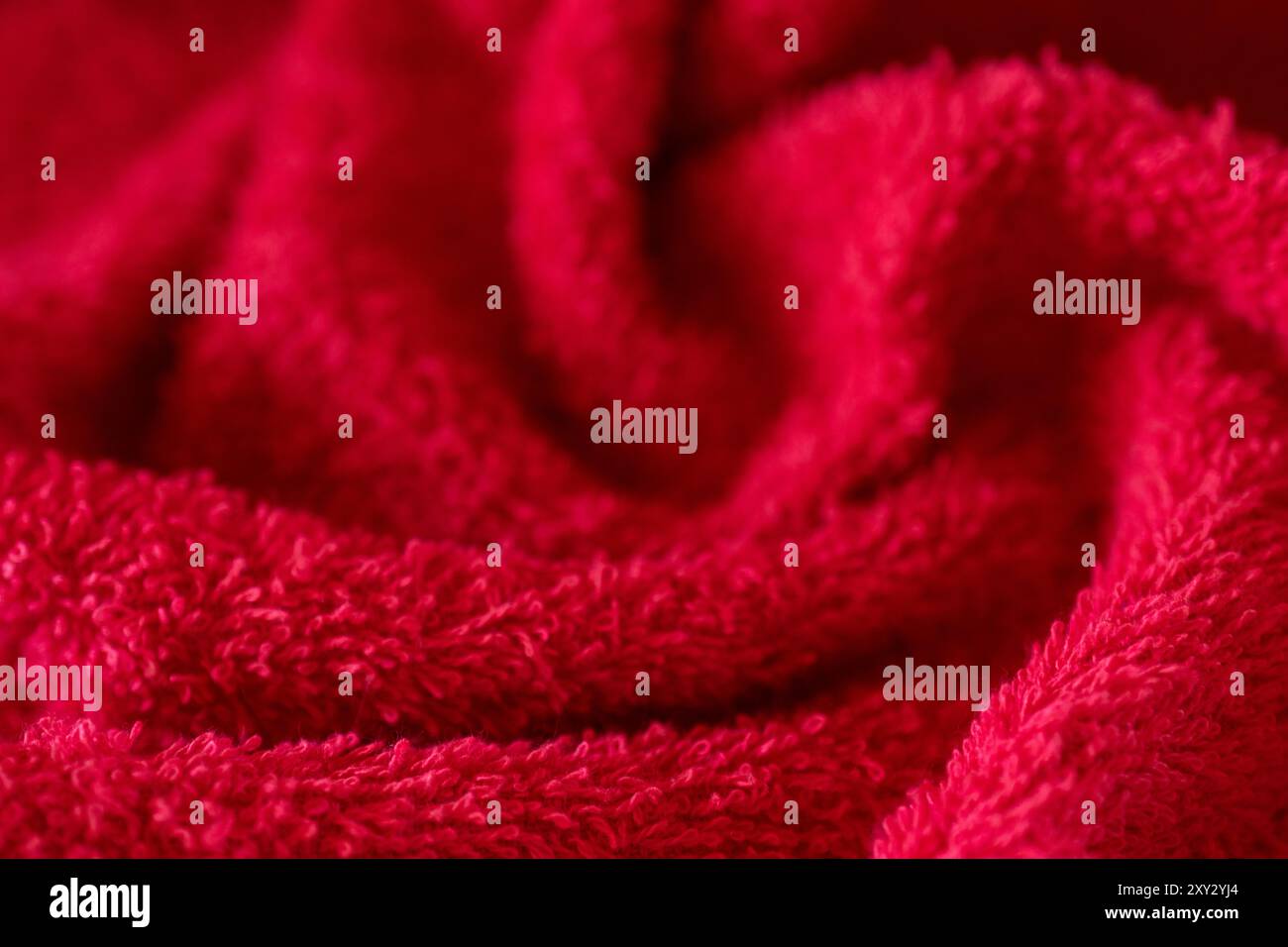 Weaving design with wavy shapes.Vibrant red background of textured ...