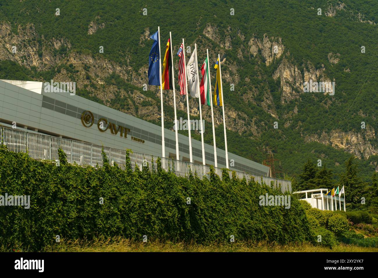 Trento, Italy - June 8, 2023: A modern business building Cavit in Italy ...