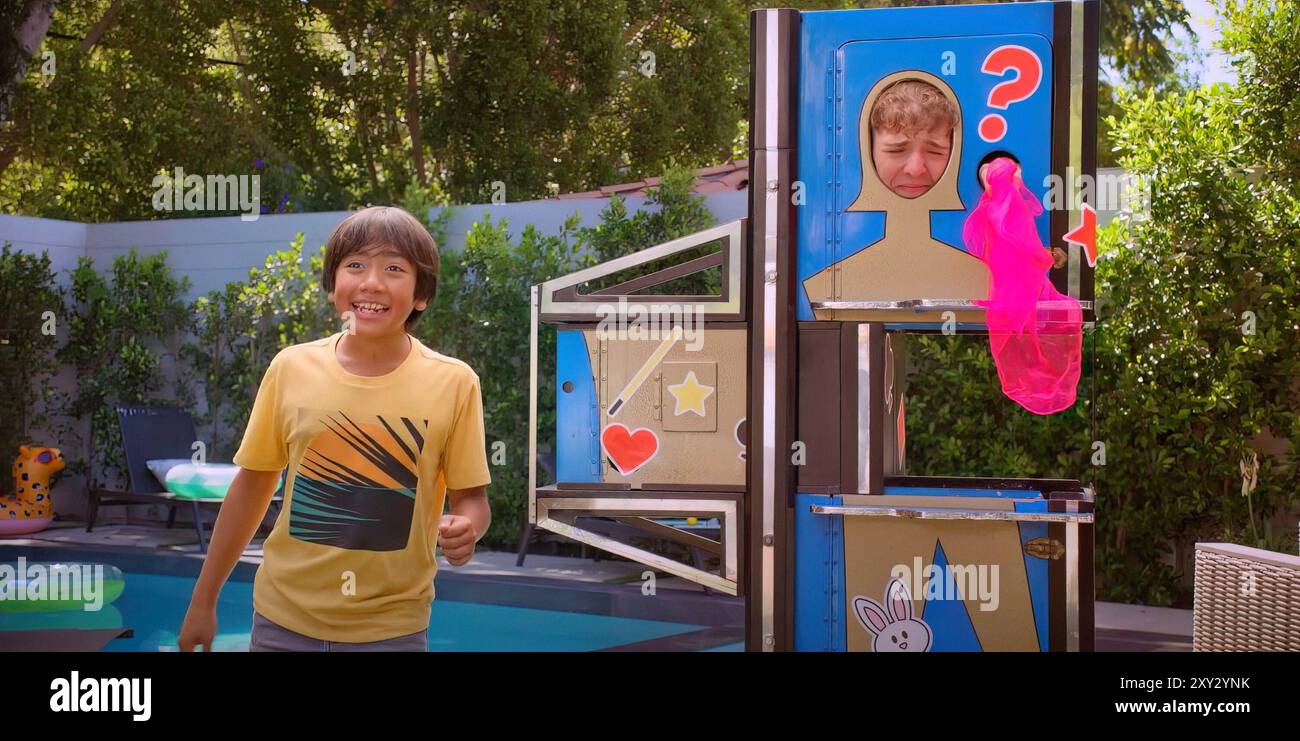 RYAN'S WORLD THE MOVIE: TITAN UNIVERSE ADVENTURE, Ryan Kaji (left ...