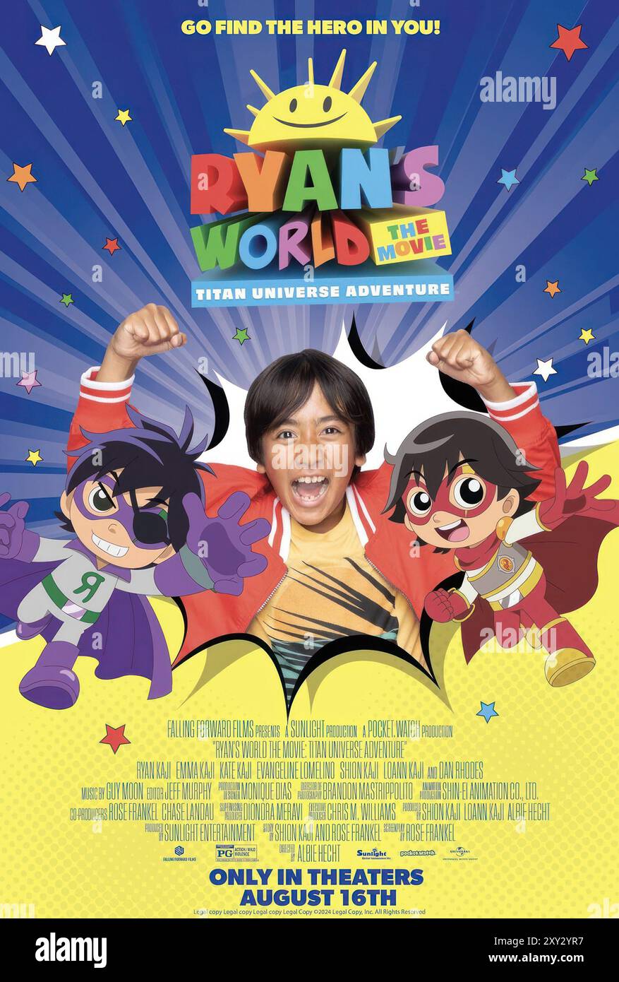 RYAN'S WORLD THE MOVIE: TITAN UNIVERSE ADVENTURE, US poster, Ryan Kaji ...