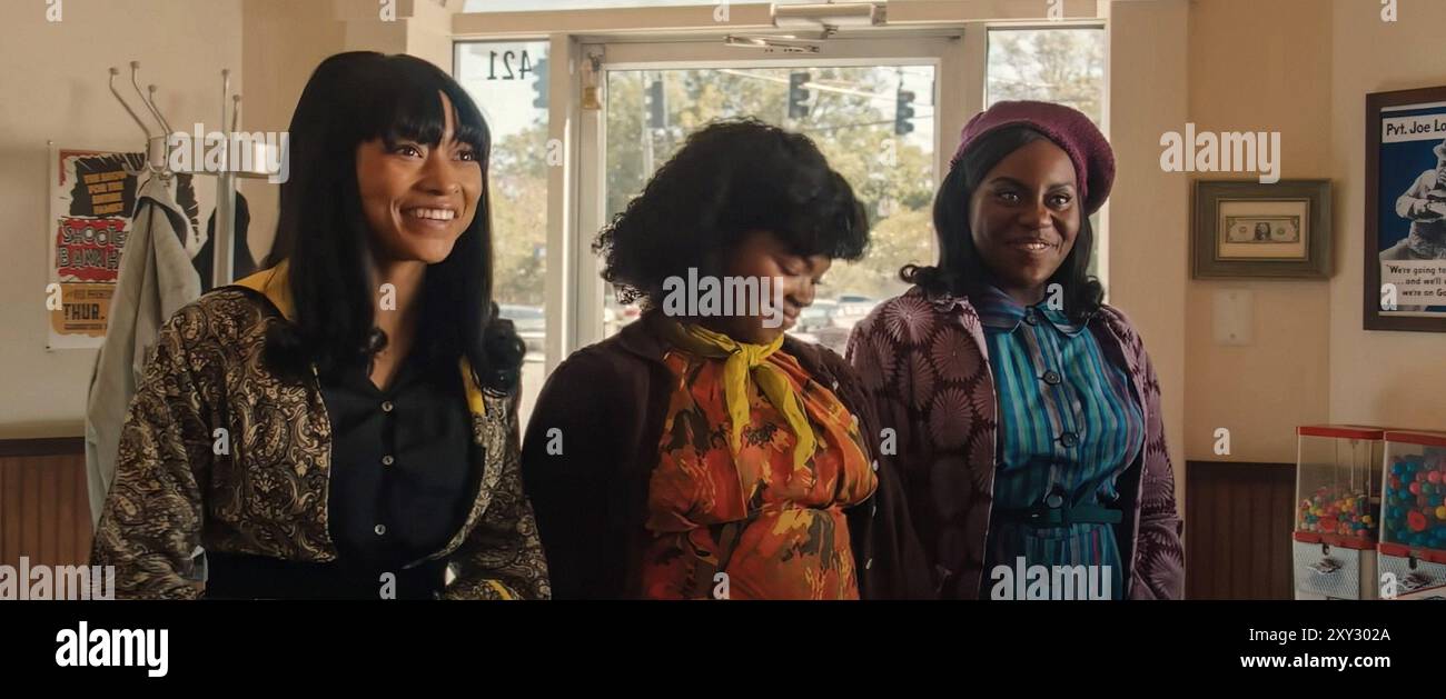 THE SUPREMES AT EARL'S ALL-YOU-CAN-EAT, from left: Tati Gabrielle, Kyanna Simone, Abigail Achiri ...