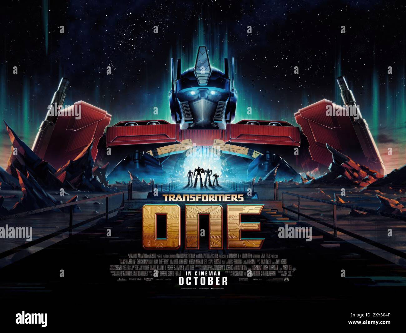 TRANSFORMERS ONE, British poster, Optimus Prime (voice: Chris Hemsworth ...