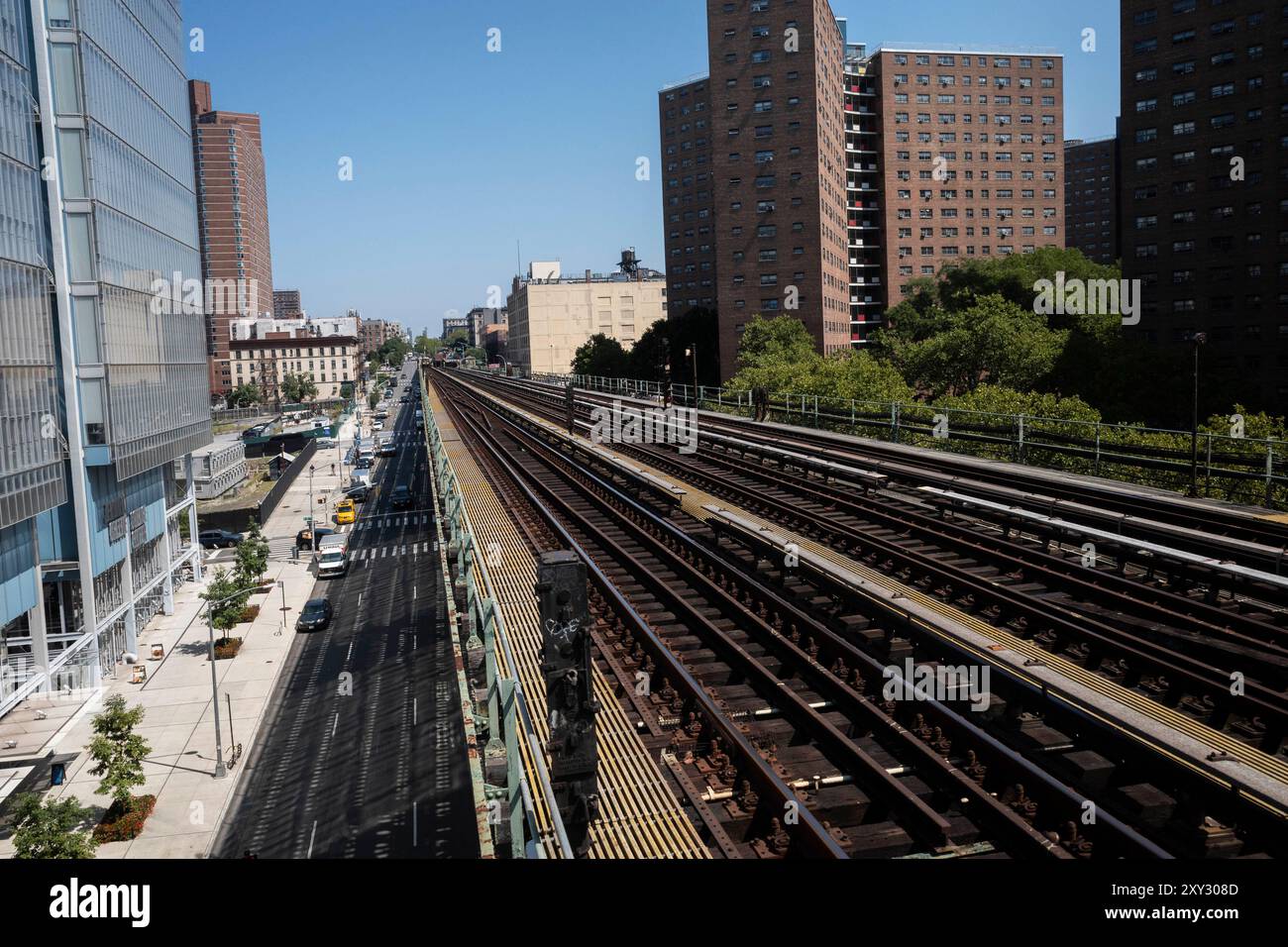 New York, New York, USA. 27th Aug, 2024. A South Ferry-bound 1 Train ...