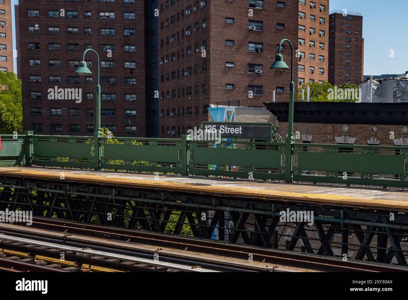 New York, New York, USA. 27th Aug, 2024. The 125th Street subway ...