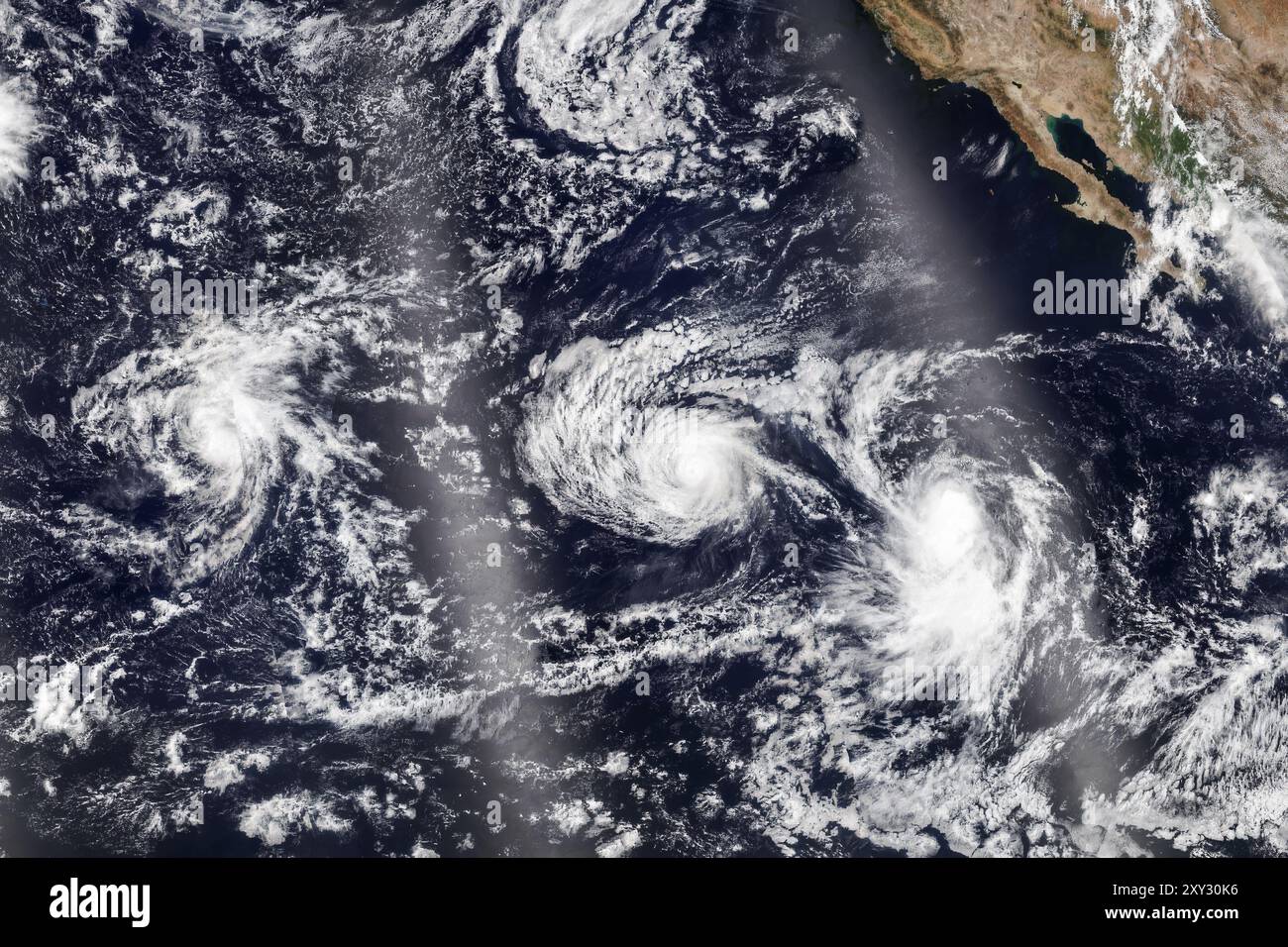Tropical storm satellite image hi-res stock photography and images - Alamy