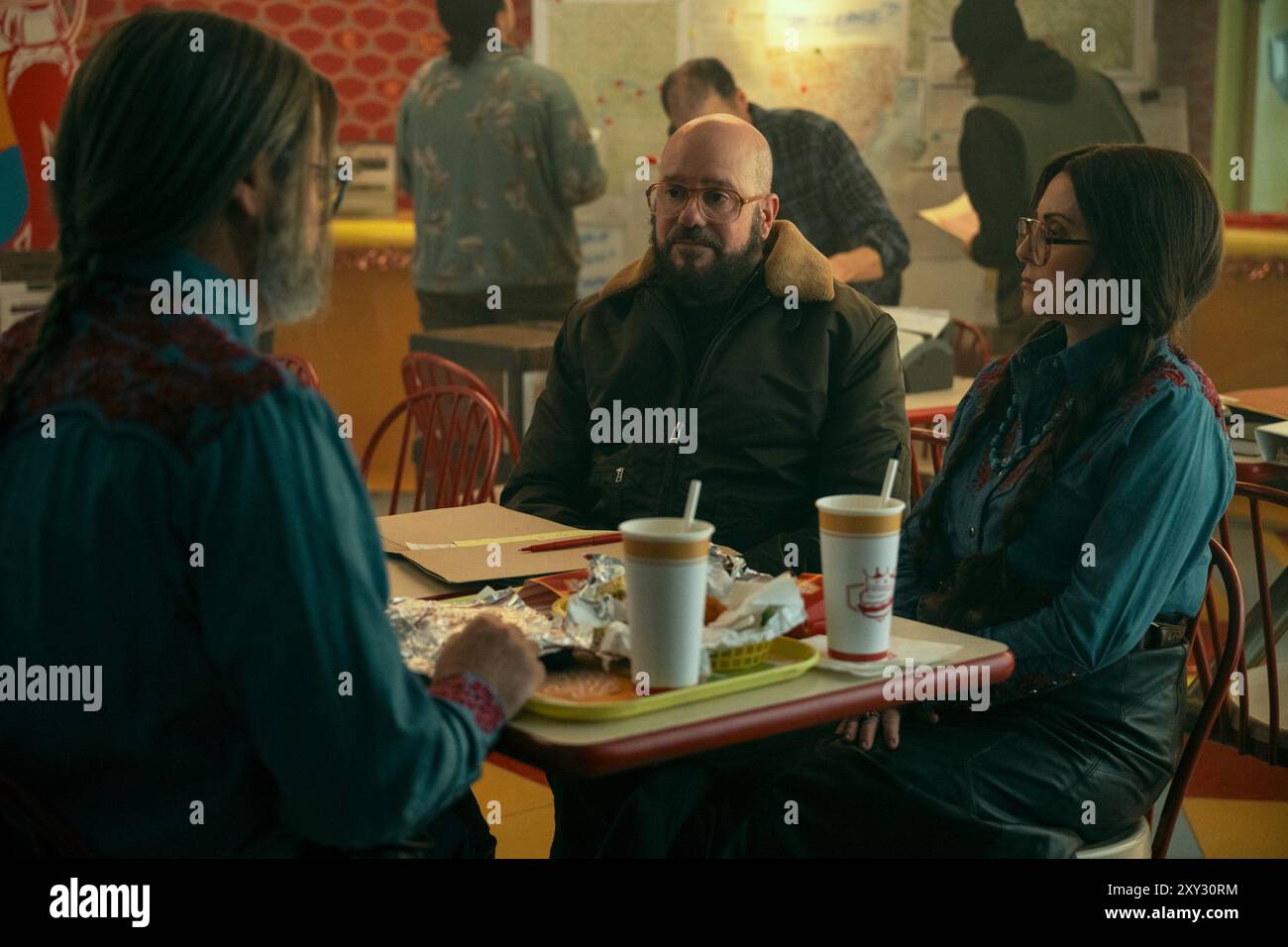 THE UMBRELLA ACADEMY, from left: Nick Offerman, David Cross, Megan ...