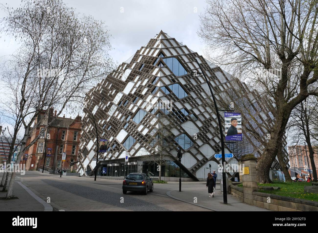 The Diamond part of Sheffield university Stock Photo - Alamy