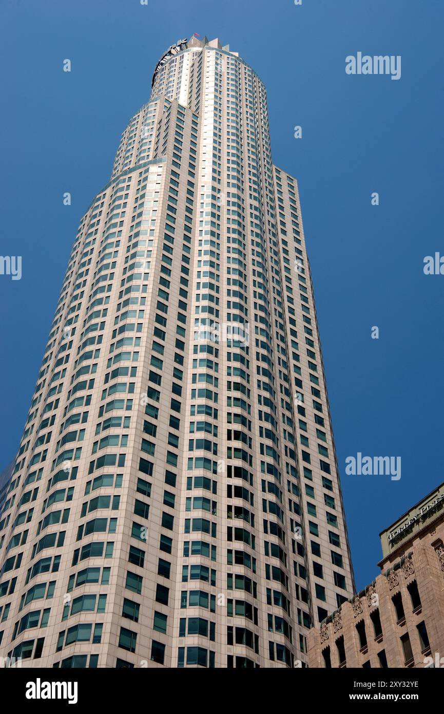 First Interstate, bank, skyscraper, building, downtown, Los Angeles ...