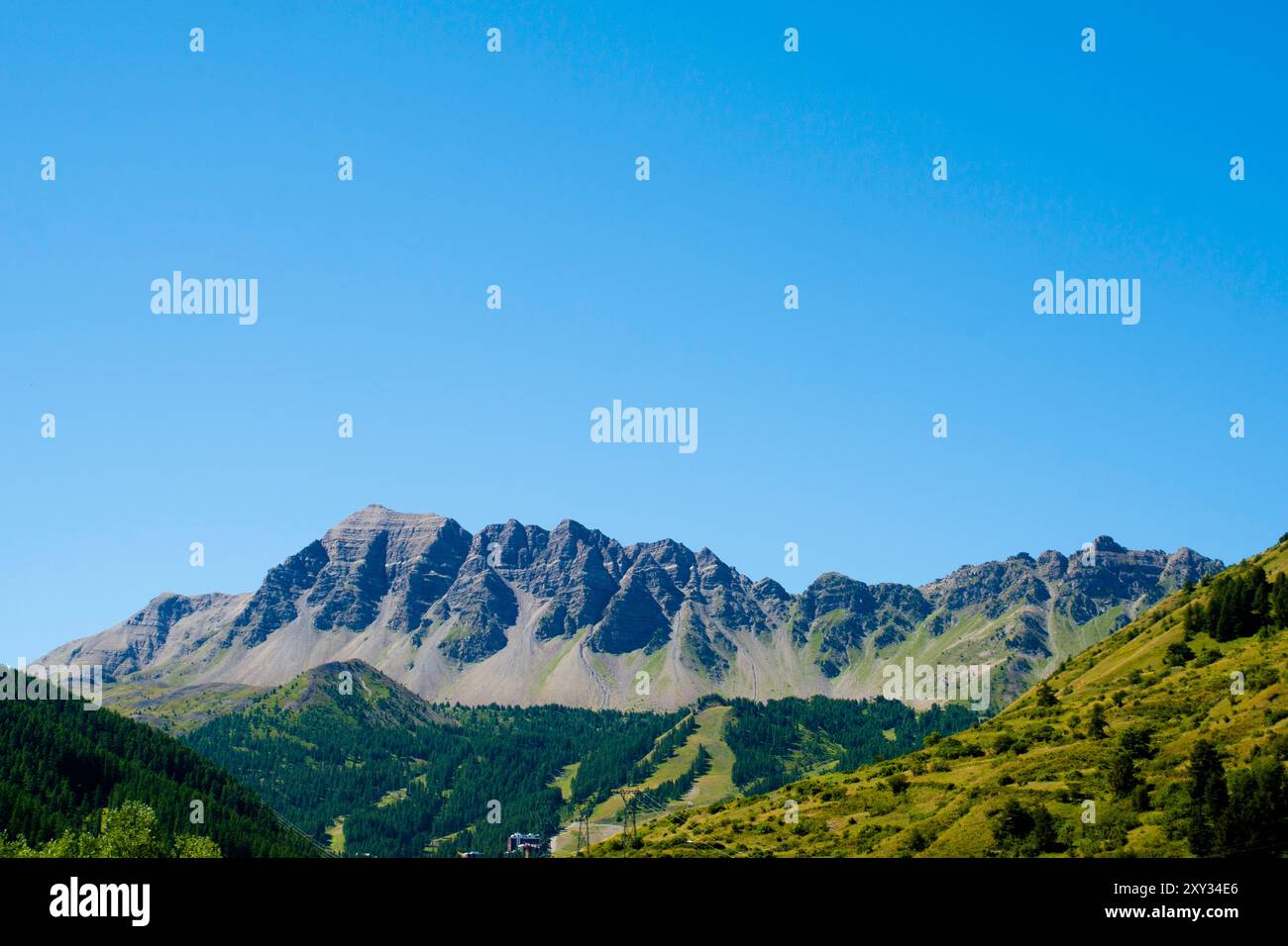 Mountains in the summer, alpine landscape Stock Photo - Alamy