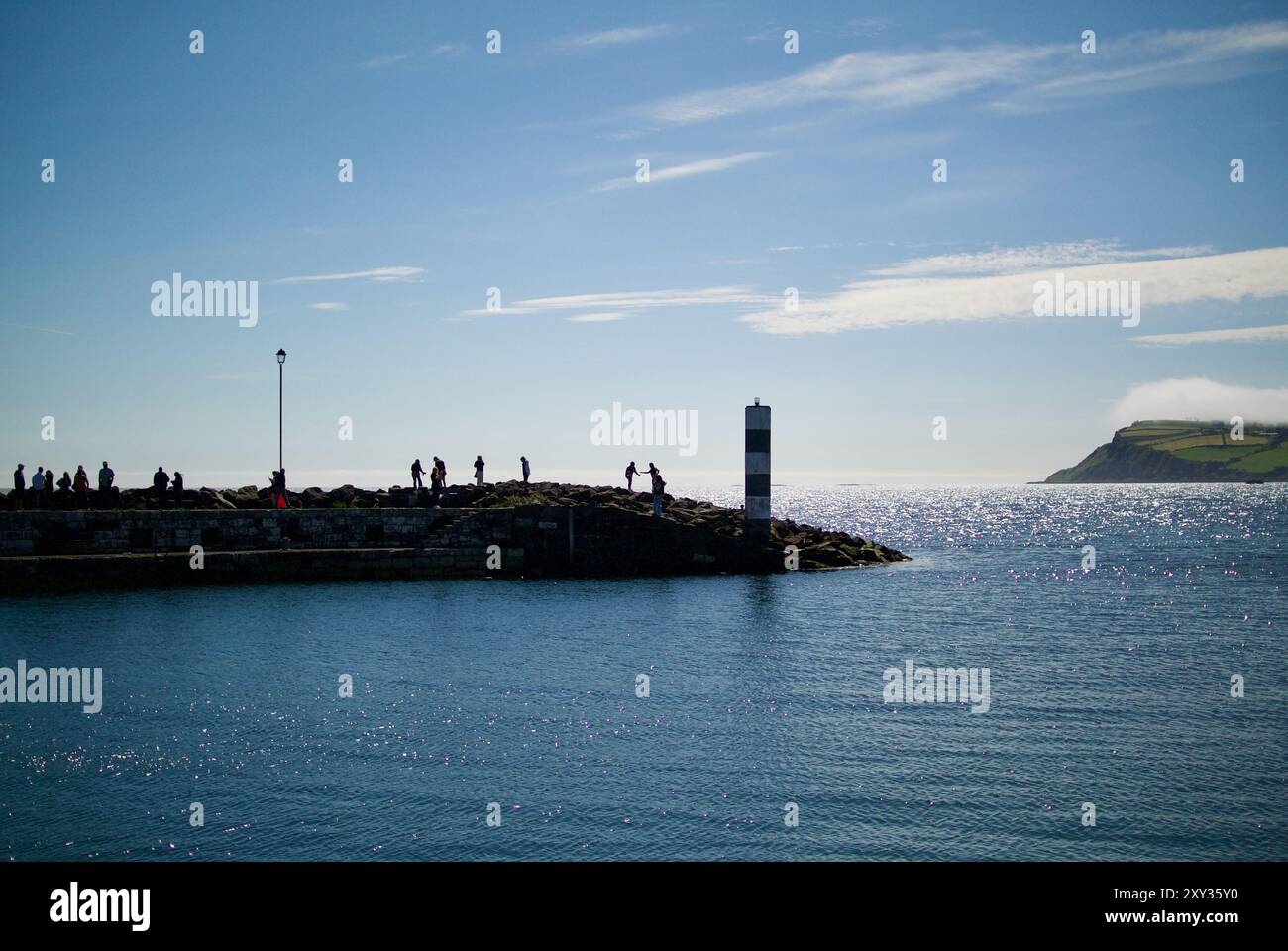 A moment of tranquility by the sea Stock Photo - Alamy