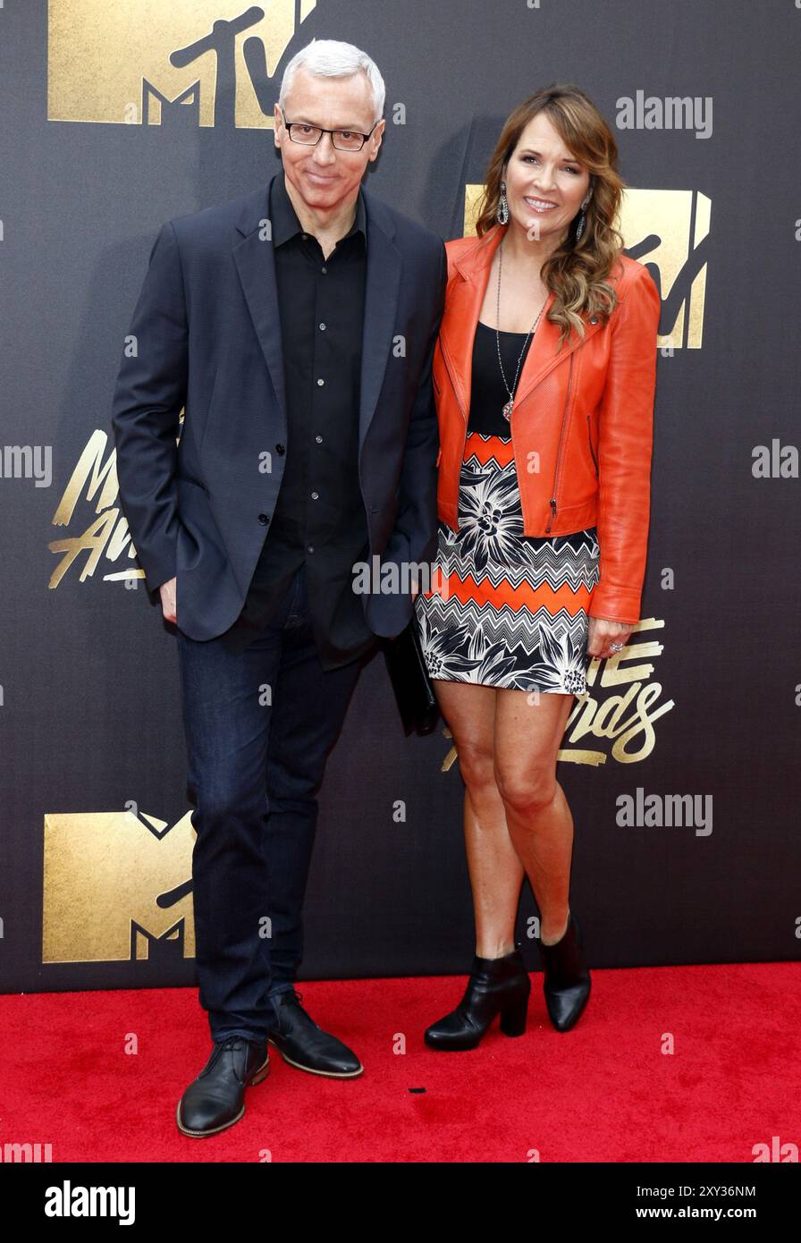 Dr. Drew Pinsky and Susan Pinsky at the 2016 MTV Movie Awards held at ...