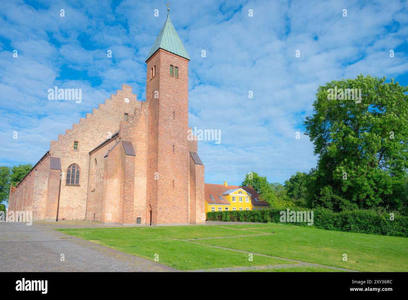 The cathedral of town of Maribo in Lolland in Denmark Stock Photo - Alamy