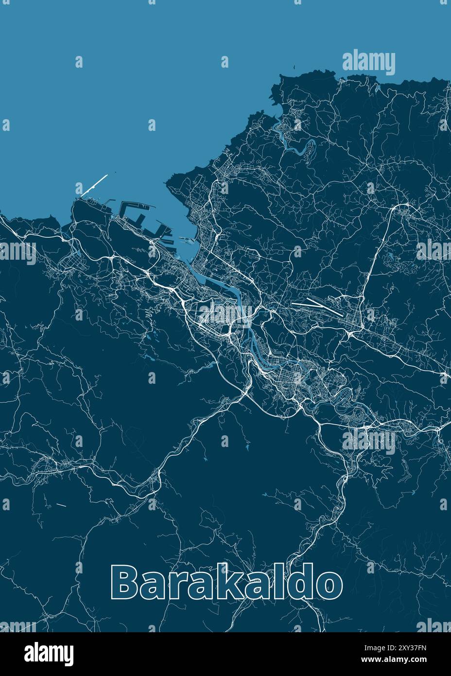 Map of barakaldo spain hi-res stock photography and images - Alamy