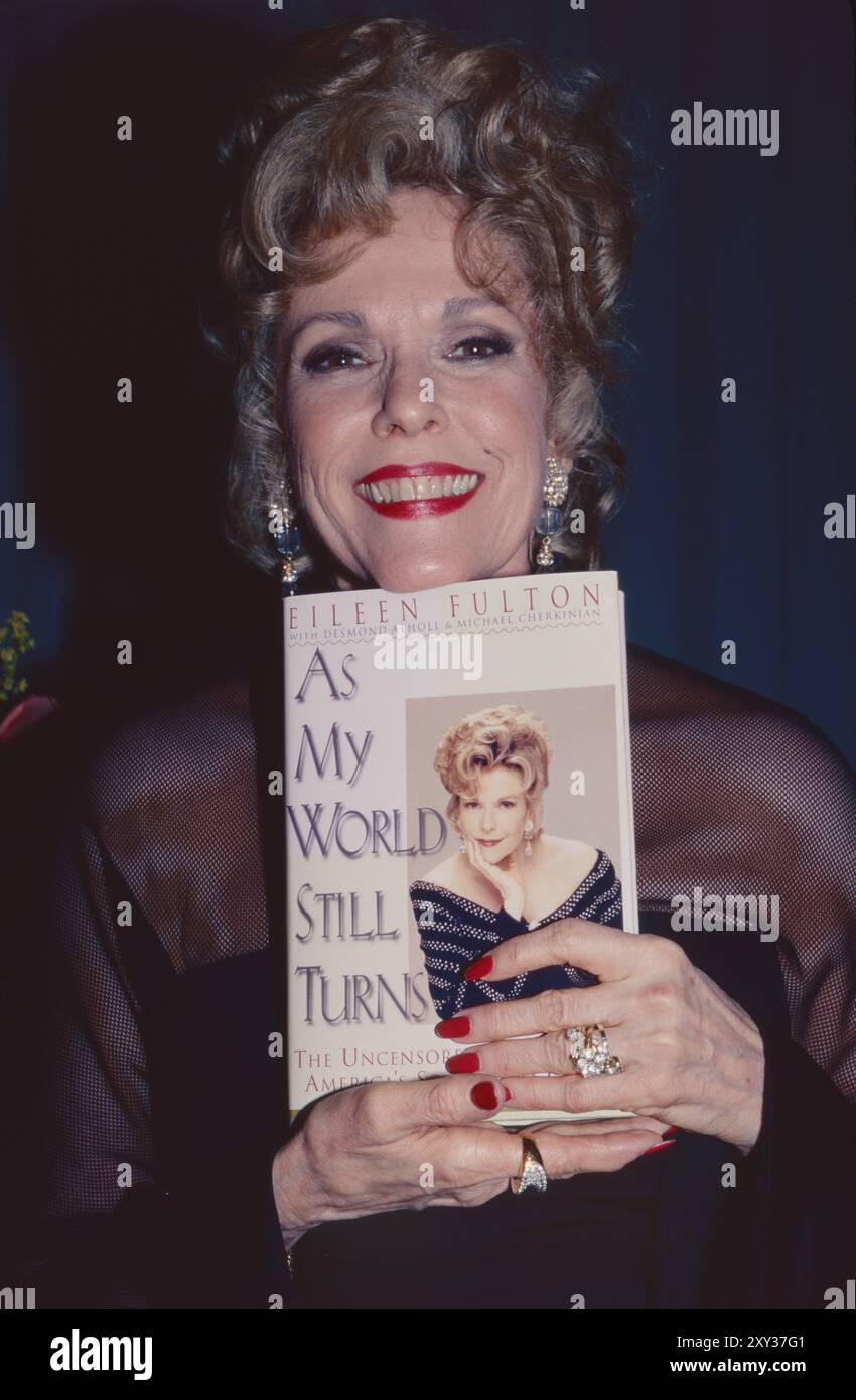 Eileen Fulton with her autobiography "As My World Still Turns" in New ...