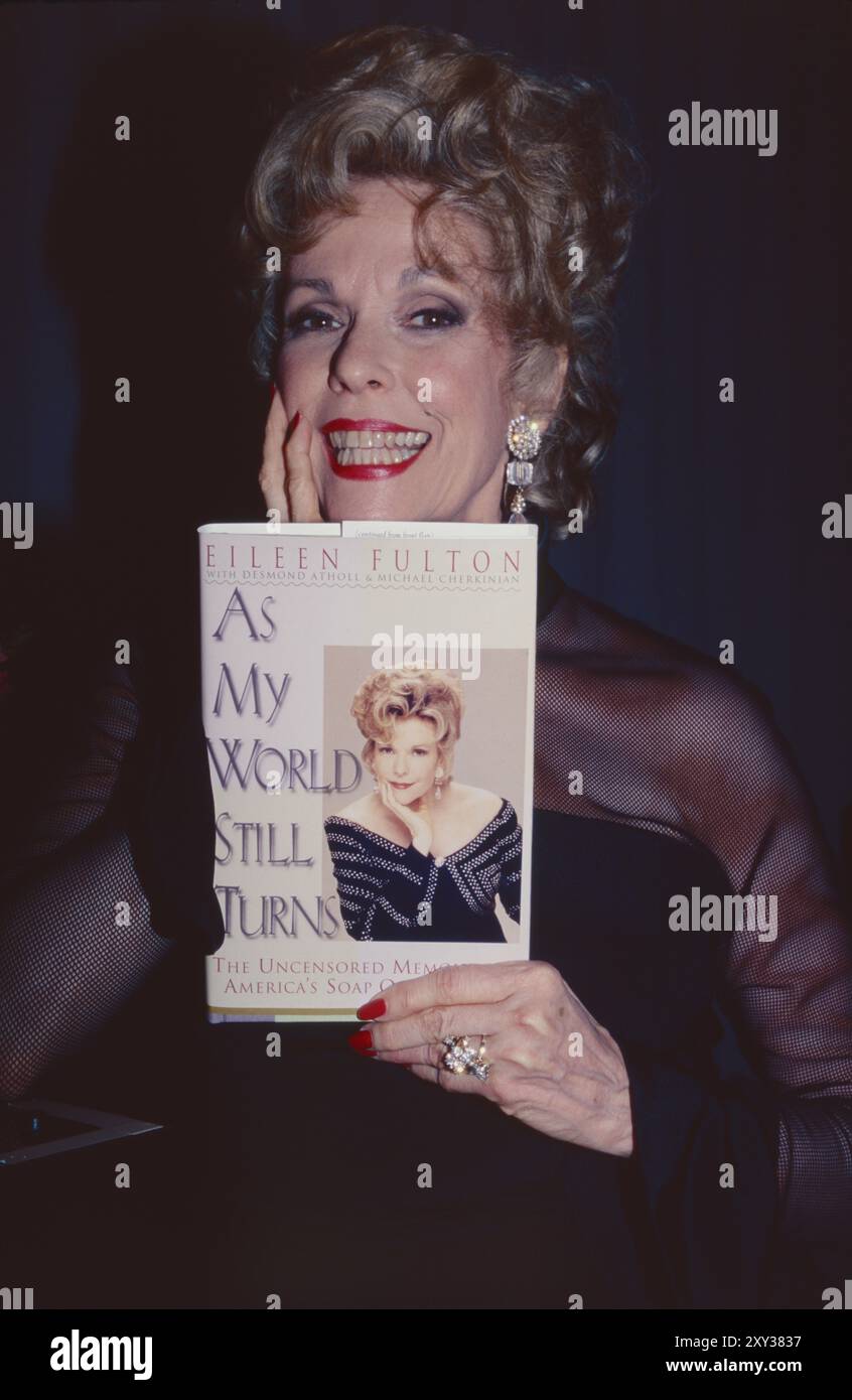 Eileen Fulton with her autobiography "As My World Still Turns" in New ...