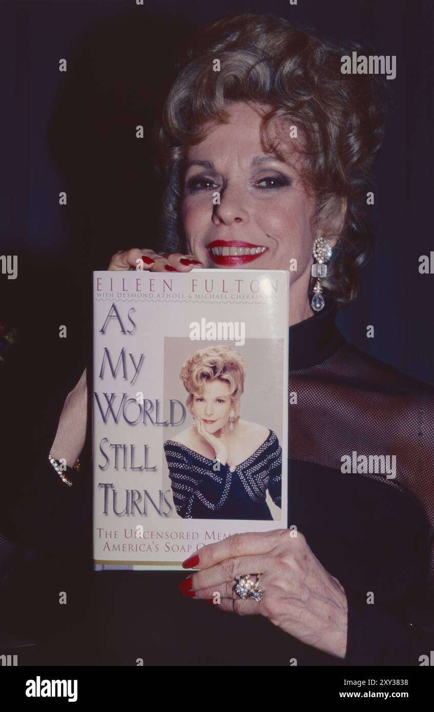 Eileen Fulton with her autobiography "As My World Still Turns" in New ...