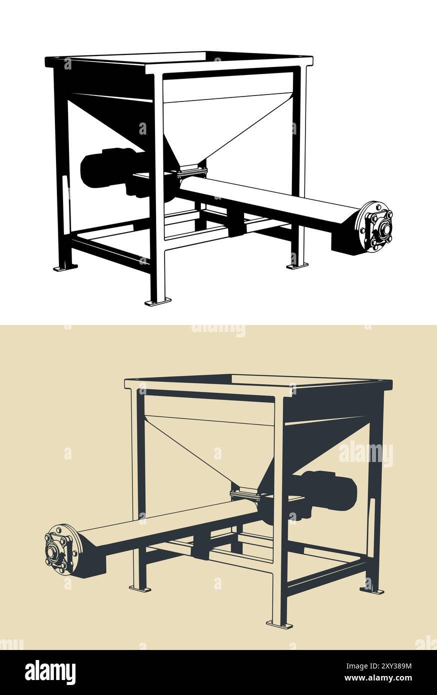 Conveyor vector vectors hi-res stock photography and images - Alamy