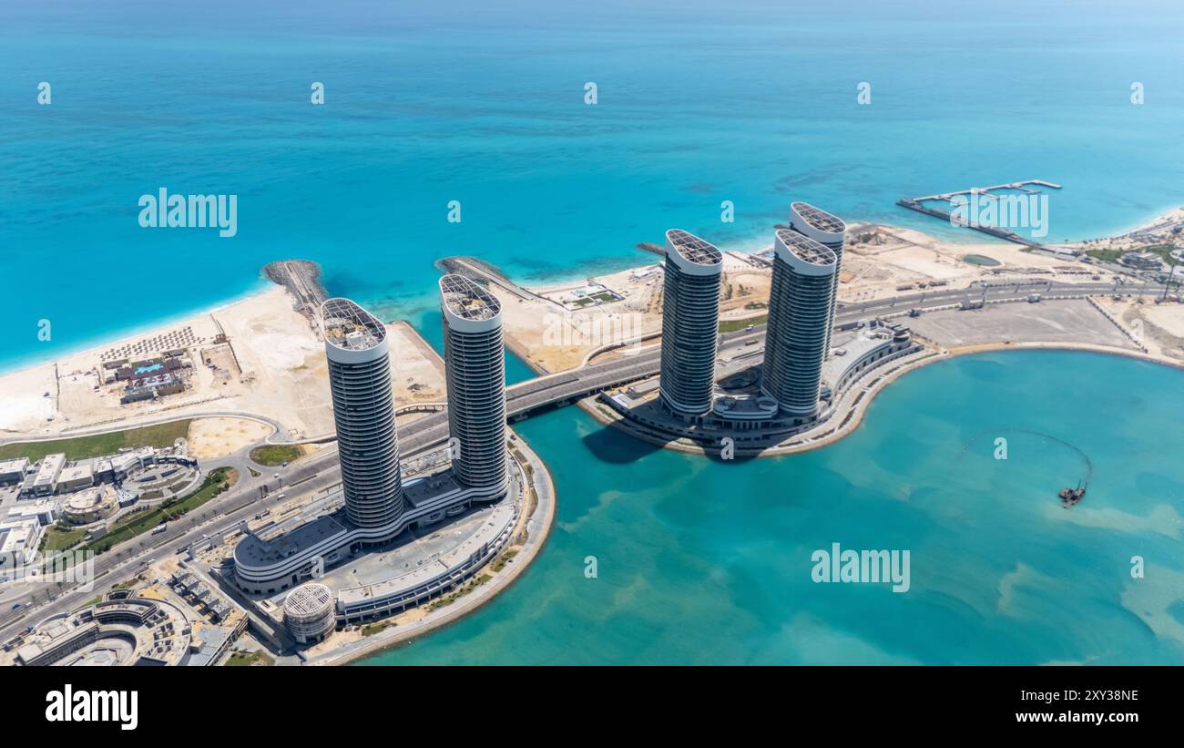 New Alamein , North coast , Egypt towers , Drone photography , Egypt ...