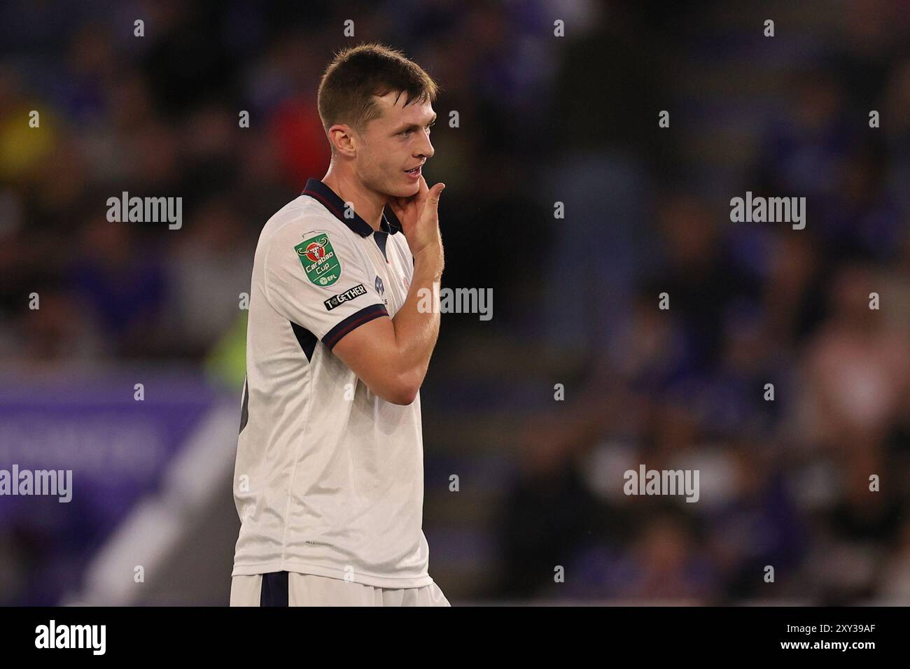 Chris Merrie of Tranmere Rovers during the Carabao Cup football match ...
