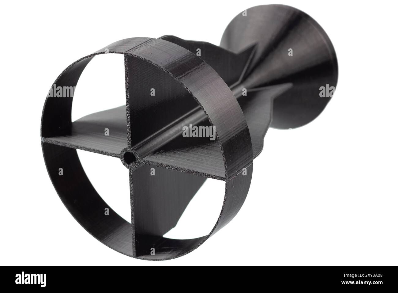 3d printed bomb for small combat drone isolated on white background ...